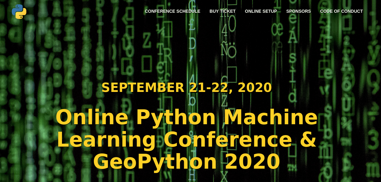 Geopython 2020. Edición online - UNIGIS