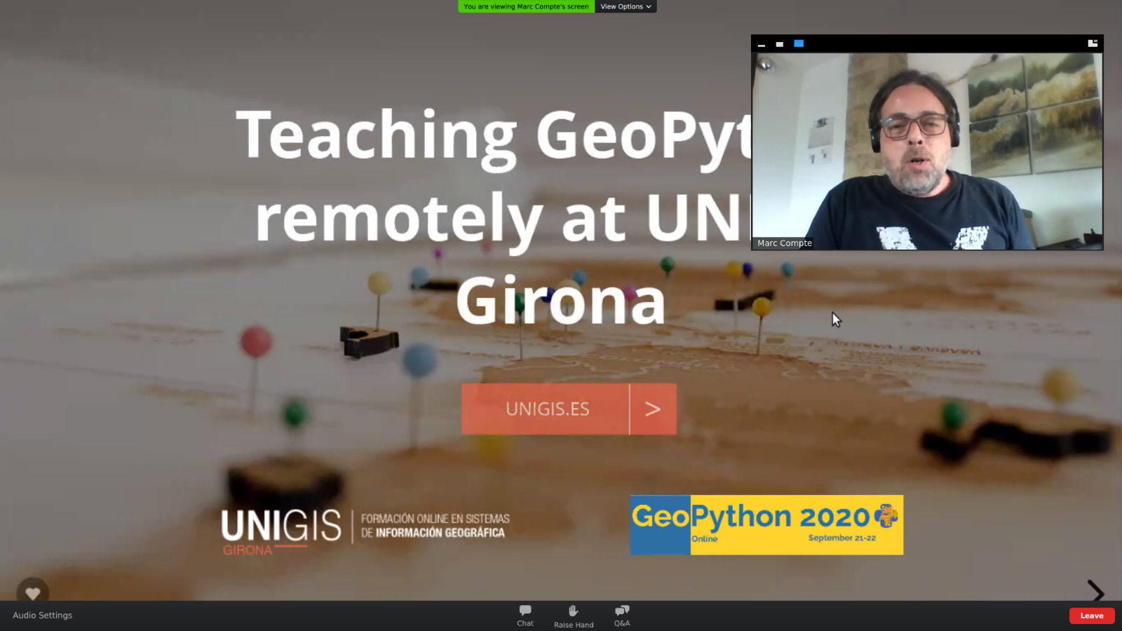 Geopython 2020. Edición online - UNIGIS
