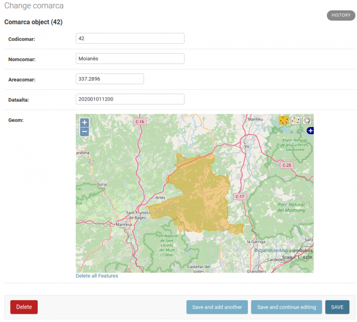 Geolocalización con GeoDjango - UNIGIS
