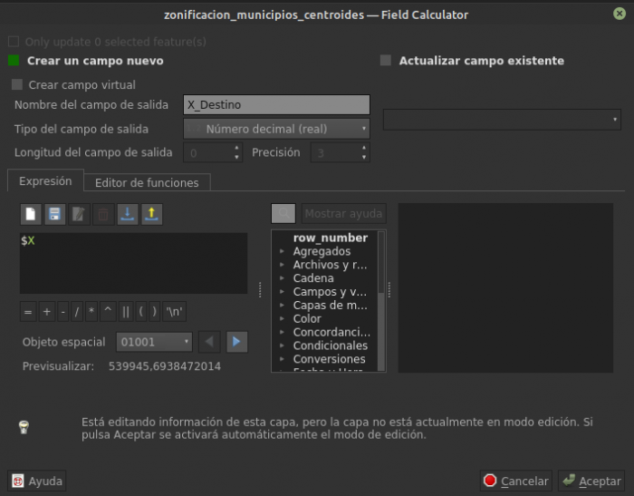 Crear un mapa de flujos con QGIS - UNIGIS