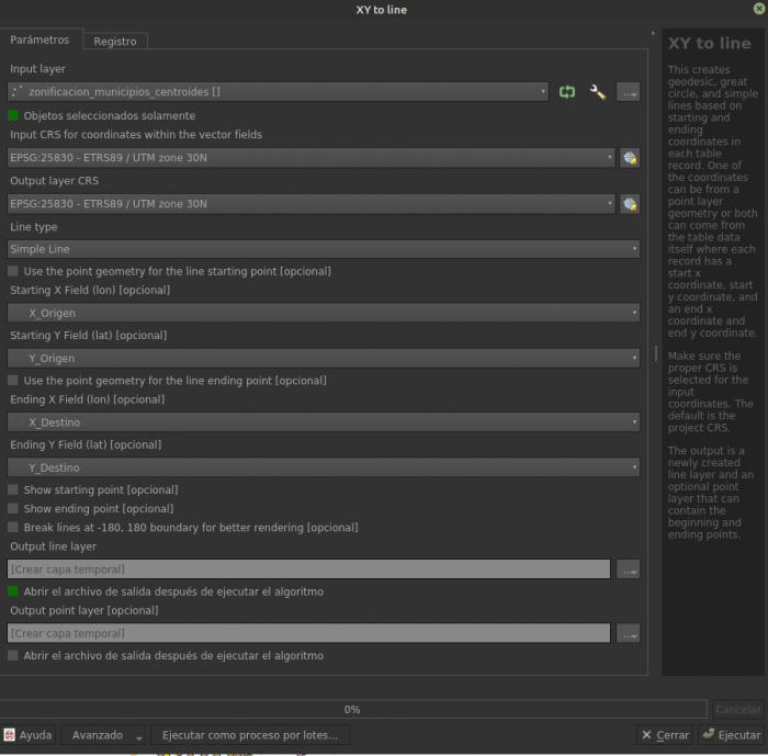 Crear un mapa de flujos con QGIS - UNIGIS